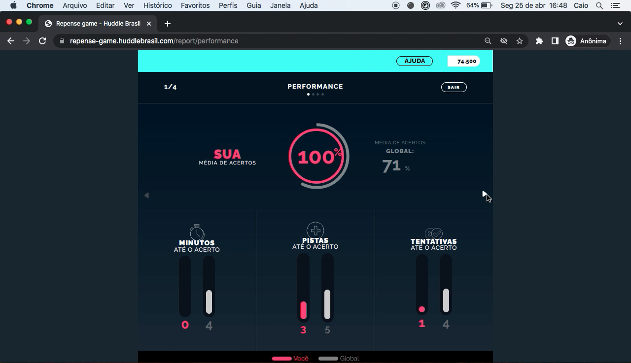 Finalização de Processo pela Gupy – Huddle