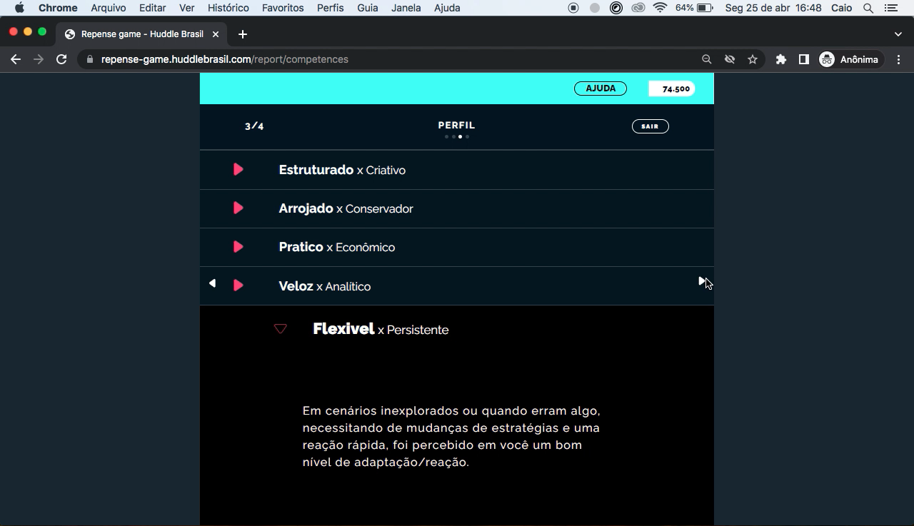 Finalização de Processo pela Gupy – Huddle